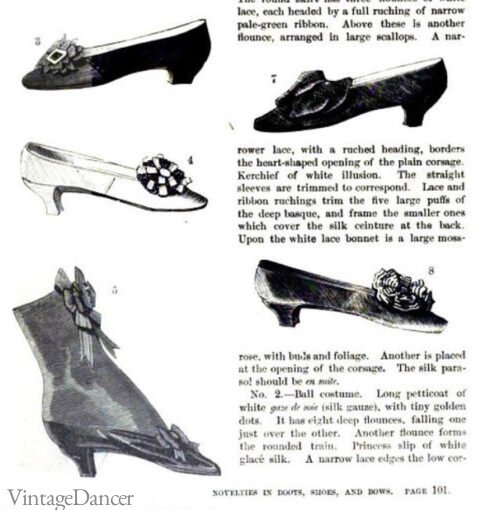 History of Victorian Boots & Shoes for Women