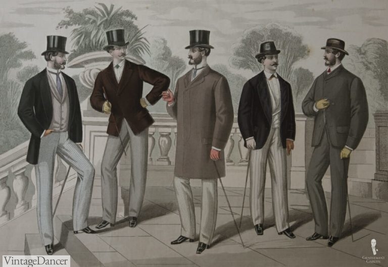 Victorian Men's Fashion History and Clothing Guide