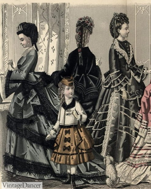 1870s Dresses, 1870s Costumes for Sale