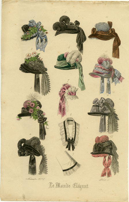 Victorian Hat History | Bonnets, Hats, Caps 1830-1890s