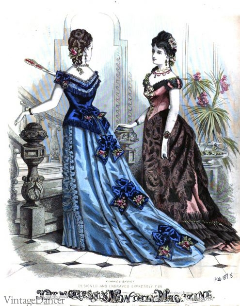 1870s Dresses, 1870s Costumes for Sale