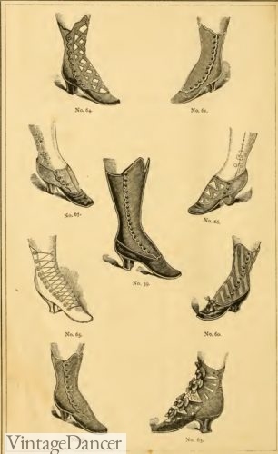 History of Victorian Boots & Shoes for Women