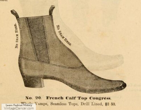 Men's Victorian Boots and Shoes History