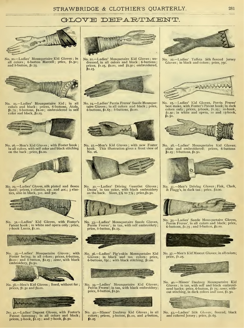 Victorian Gloves & Accessories