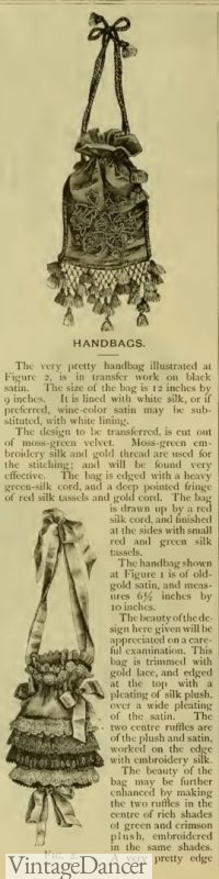 Victorian Purses, Bags and Handbags History