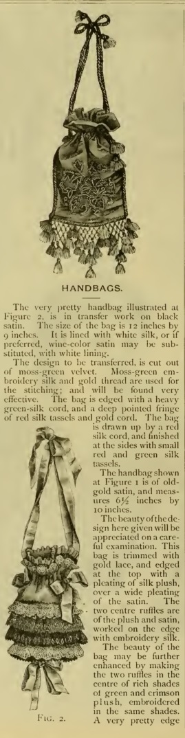 Victorian Purses, Bags and Handbags History