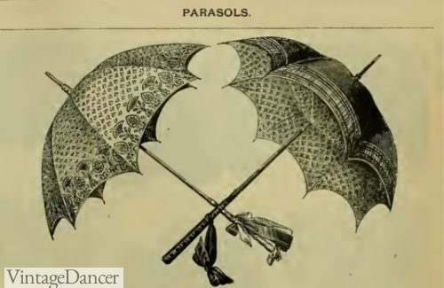 Victorian Parasol and Lace Umbrellas
