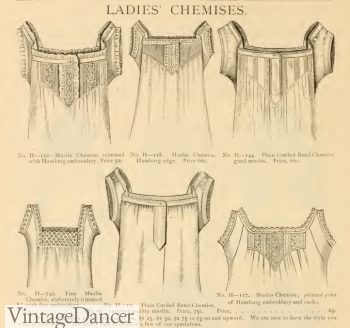 Victorian Lingerie History - Corset, Chemise, Petticoats, Underwear