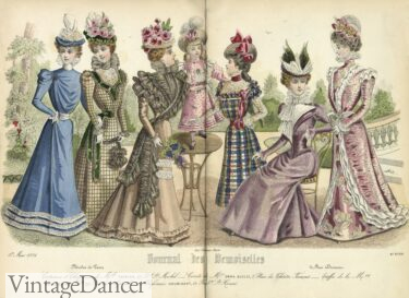 1890s Fashion, Clothing, Costumes History