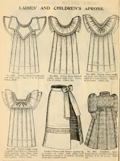 Victorian Edwardian Apron, Maid Costume & Patterns