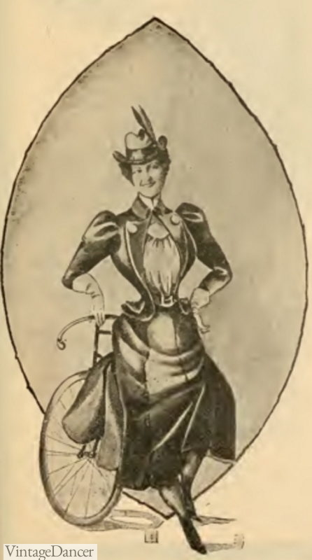Victorian and Edwardian Bicycle Outfits History