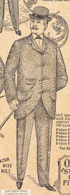Vintage Big and Tall Men's Clothing History