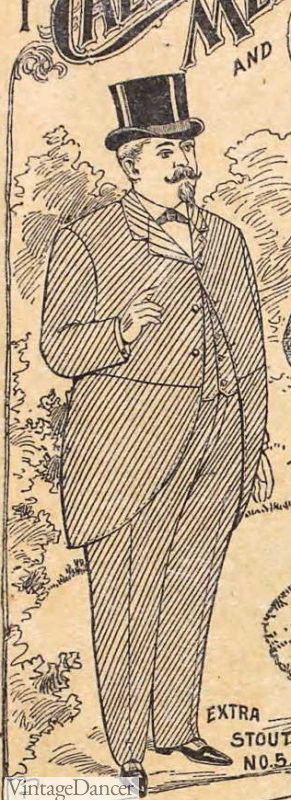 Vintage Big and Tall Men's Clothing History