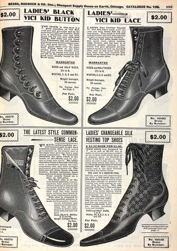 History of Victorian Boots & Shoes for Women