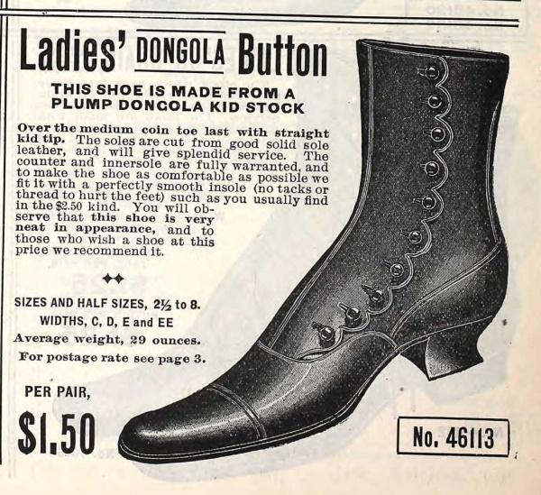 Edwardian Shoes Styles, 1900s Shoes & Boots for Women