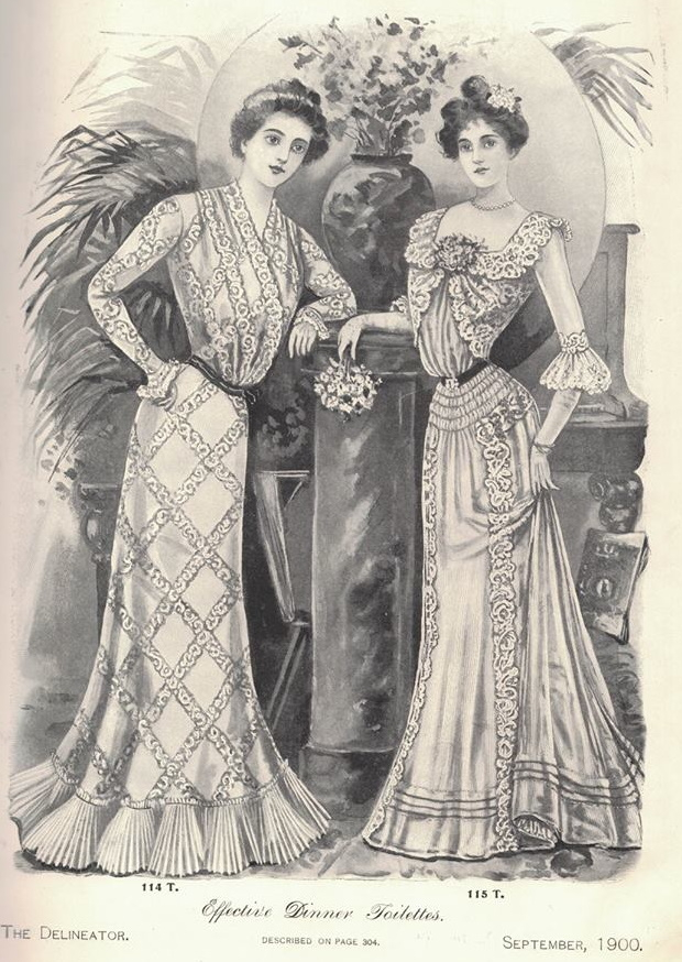 Edwardian Evening Dress History | Ballgowns, Dinner Dress
