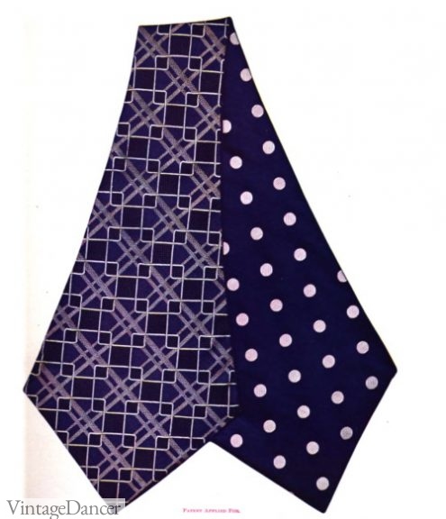 Edwardian Necktie and Bow Tie Styles History 1900s-1910s