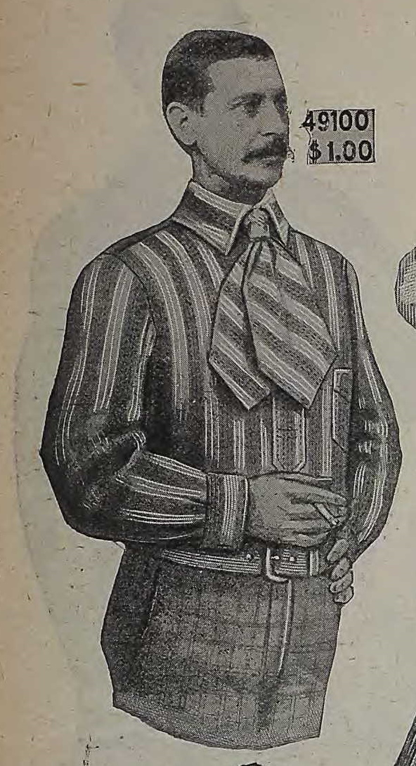 Edwardian Necktie and Bow Tie Styles History 1900s-1910s