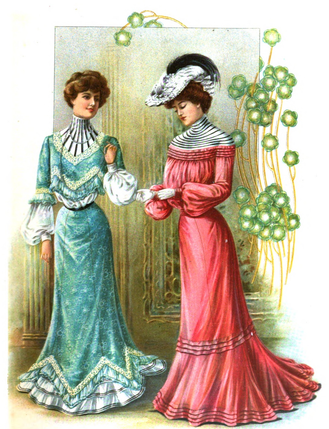 1900s Dresses - Day, Afternoon, Party Styles History