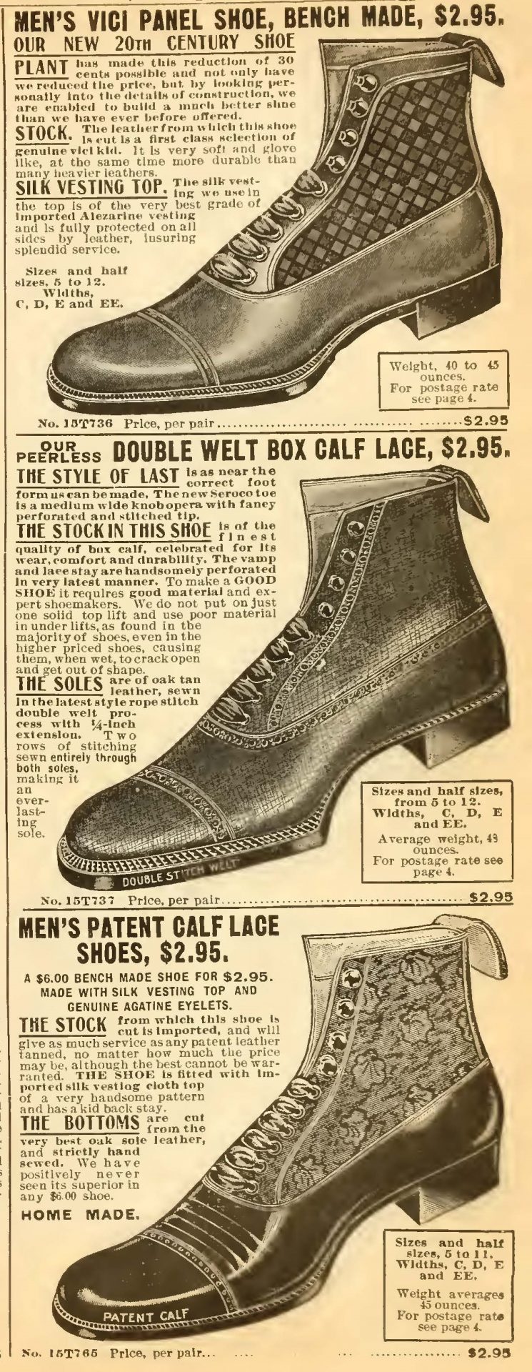 1900s-1910s Men's Shoe and Boot History | Edwardian Era