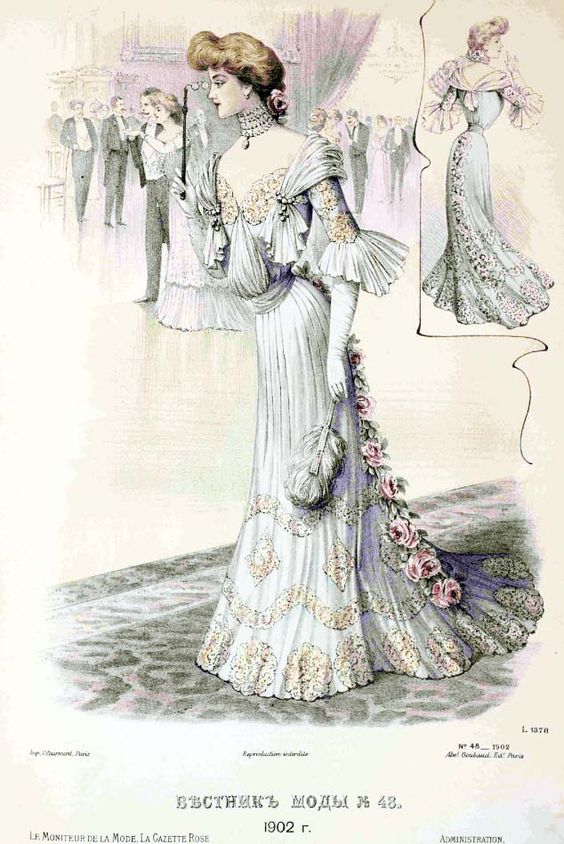 Edwardian Evening Dress History | Ballgowns, Dinner Dress