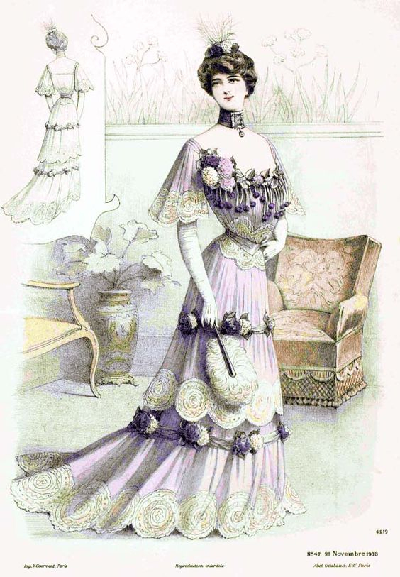 Edwardian Evening Dress History | Ballgowns, Dinner Dress