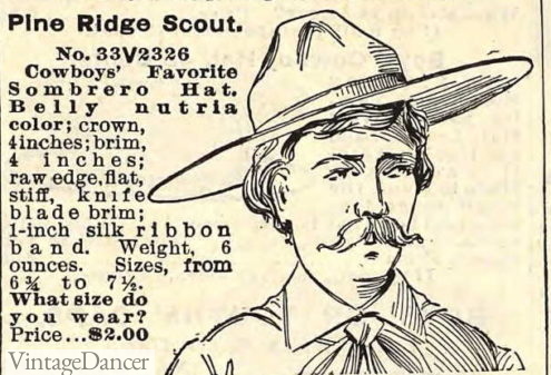 1900s Men's Hat Styles, Edwardian Era