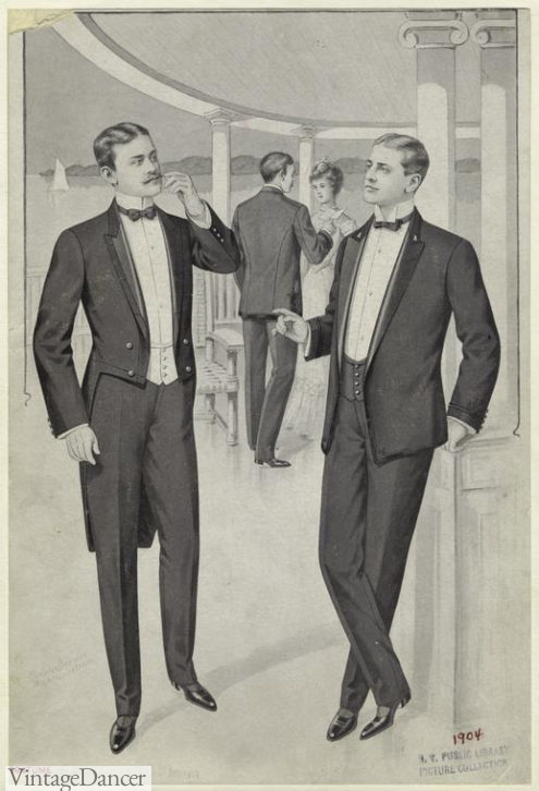 Victorian Men's Tuxedo, Tailcoats, Formalwear Guide