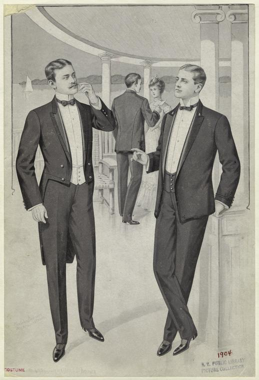 Edwardian Titanic Mens Formal Suit & Evening Wear Tuxedo Guide