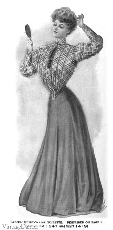 Edwardian Skirts History - 1900 - 1910s