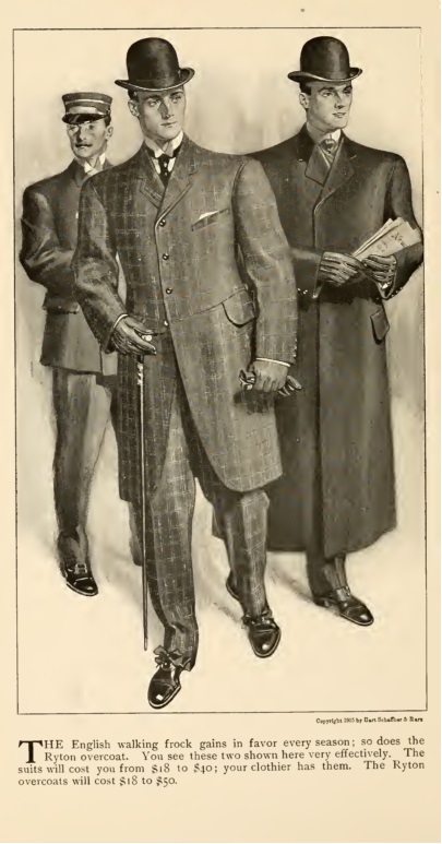 1900s Men's Suits, Frock, Cutaway History