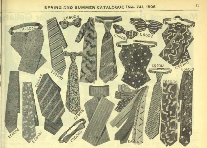 Edwardian Men's Ties, Bow Ties, Cravat, Neck Scarf