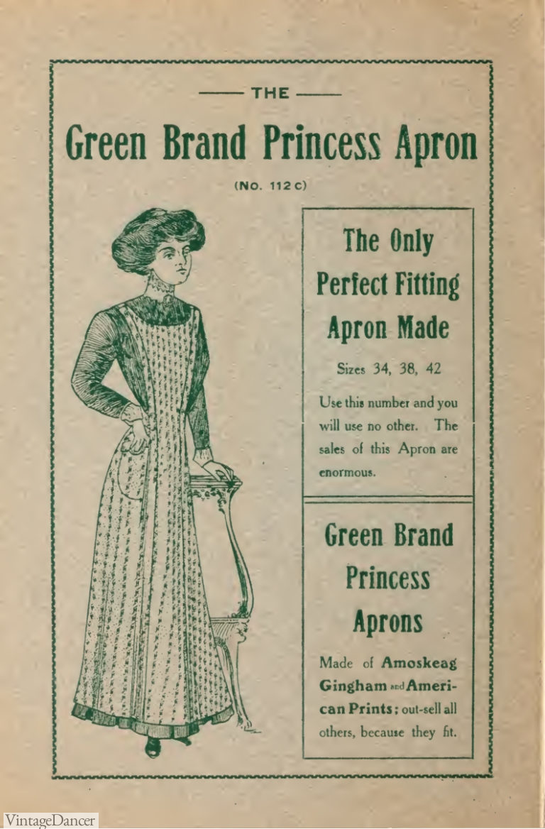 Victorian Edwardian Apron, Maid Costume & Patterns
