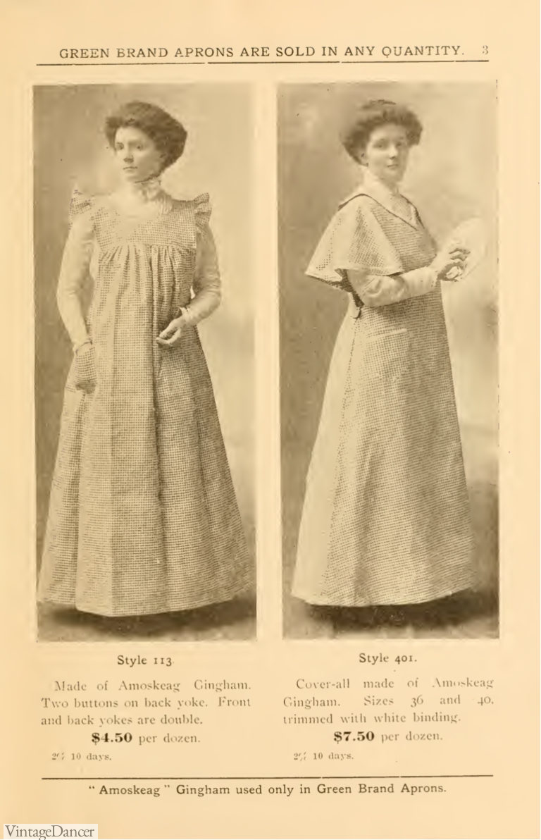 Victorian Edwardian Apron, Maid Costume & Patterns