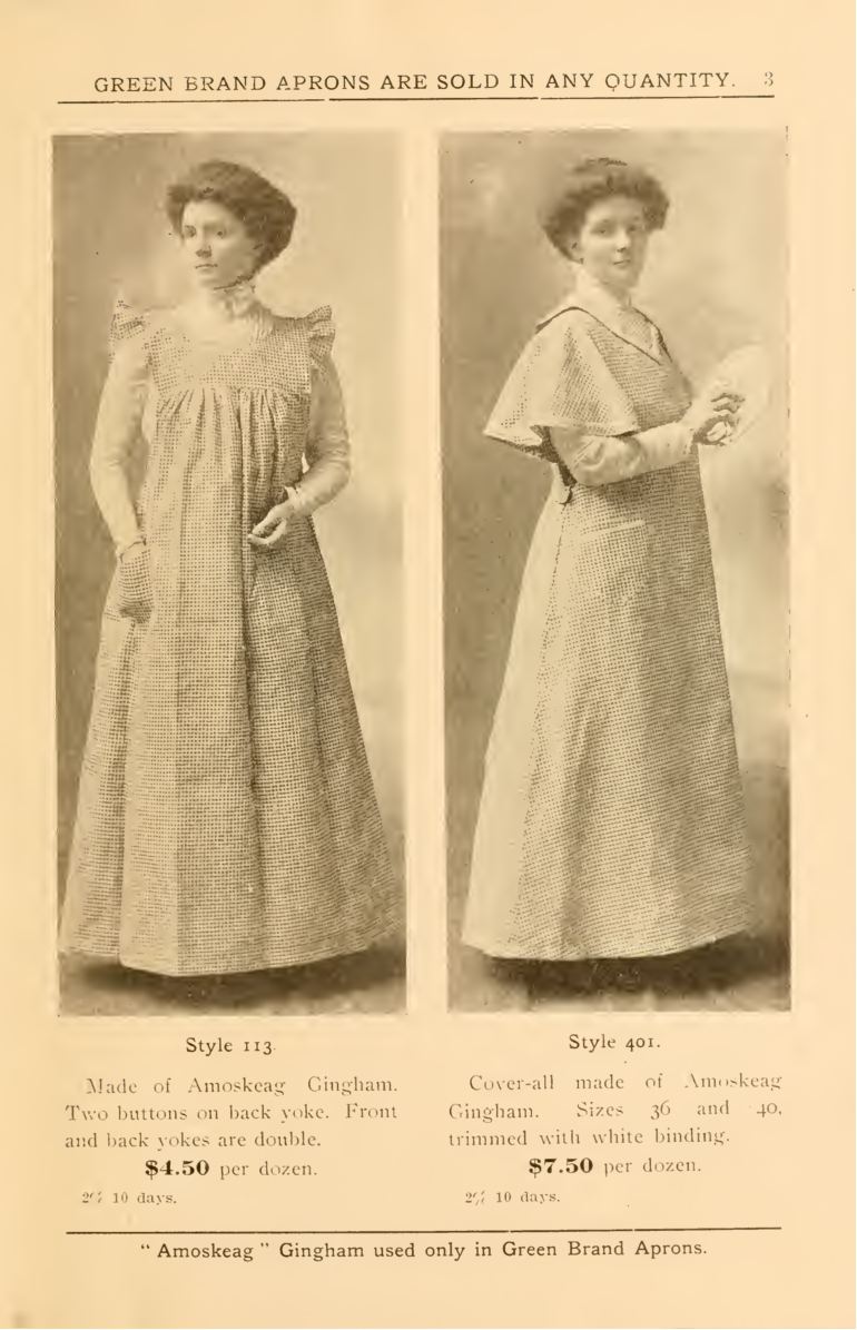 Victorian Edwardian Apron, Maid Costume & Patterns