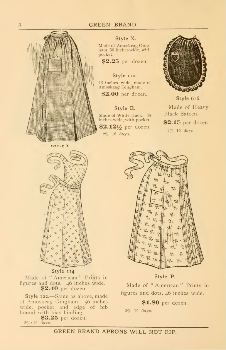 Victorian Edwardian Apron, Maid Costume & Patterns