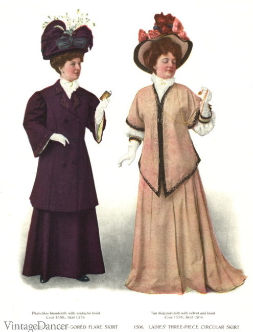 Women's Titanic Fashion -Second and Third Class