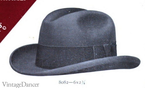 1900s Men's Hat Styles, Edwardian Era