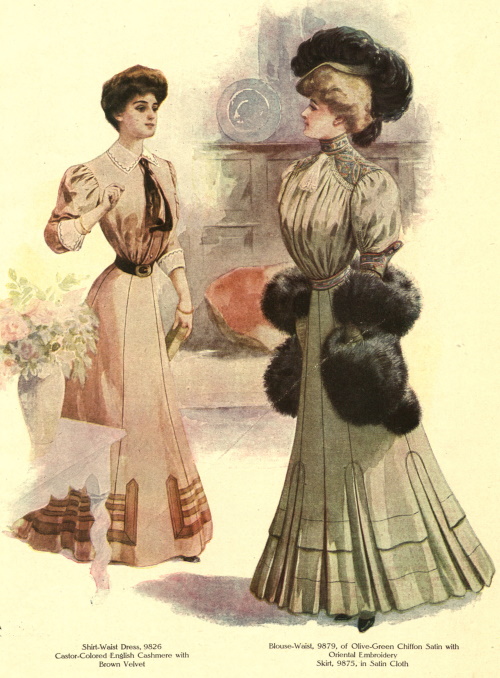 Edwardian Skirts History - 1900 - 1910s