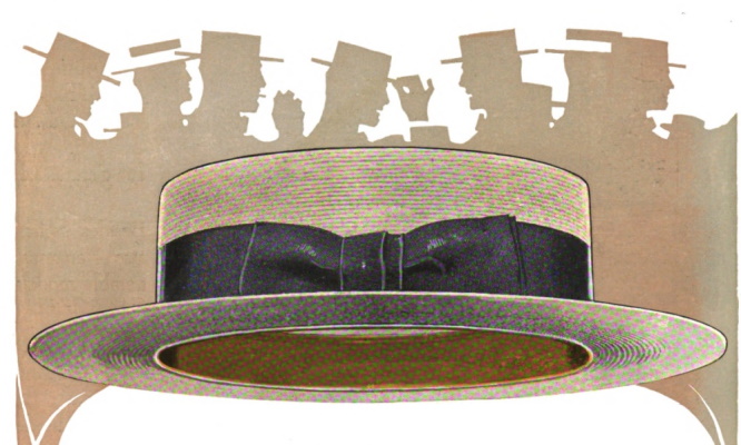 1900s Men's Hat Styles, Edwardian Era