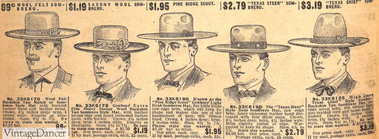 1900s Men's Hat Styles, Edwardian Era