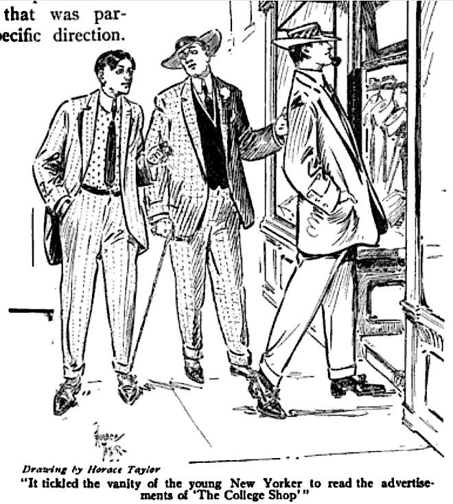 Men's Rah Rah Suits 1908 to 1918