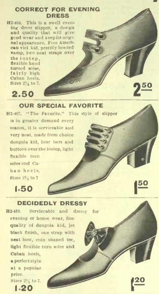 Edwardian Shoes Styles, 1900s Shoes & Boots for Women