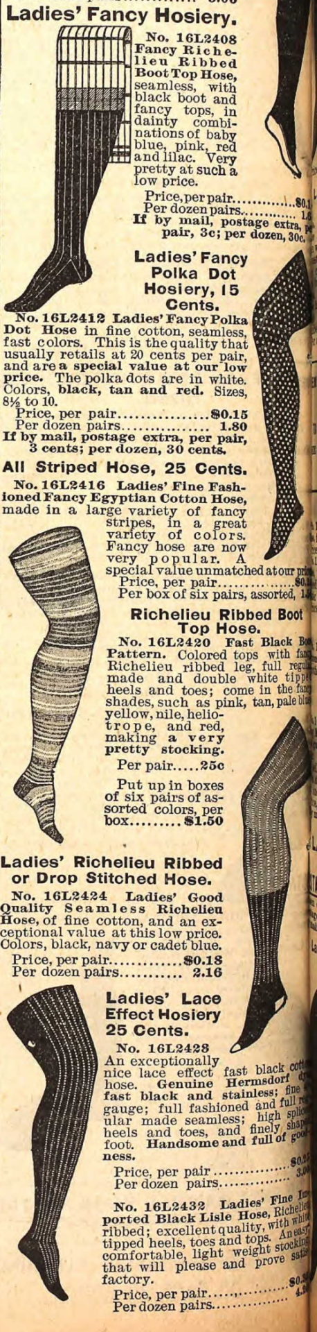 Victorian Stockings, Socks, Hosiery, Tights & History