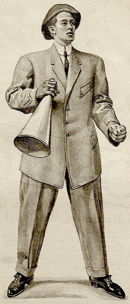 Men's Rah Rah Suits 1908 to 1918