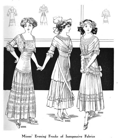 1910s Teen Girls' Fashions