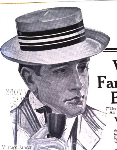1910s Men's Hat Styles and History