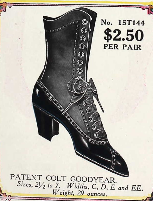 Edwardian Shoes Styles 1900s Shoes And Boots For Women