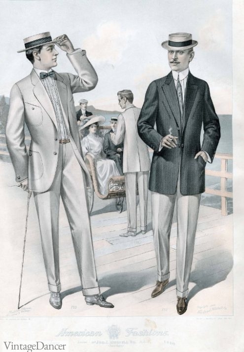 1900s Men's Suits, Frock, Cutaway History