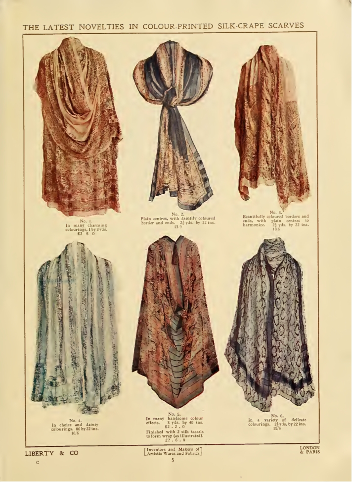 Vintage Scarves- Styles from 1920s to 1960s